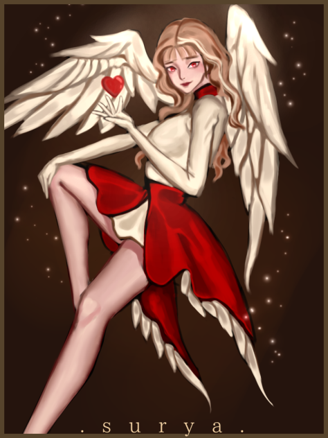 burning heart - ibisPaint