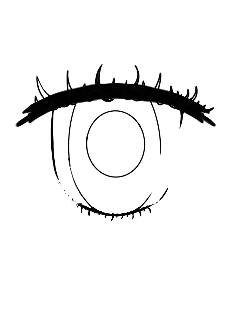 eye👁️.... ( uncoloured) - ibisPaint