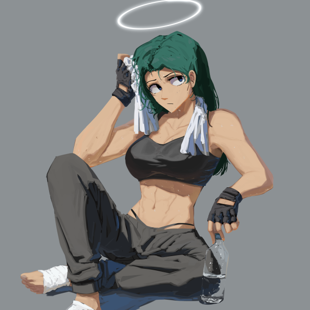 working out - ibisPaint