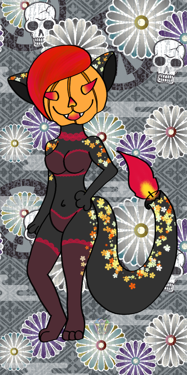 CatO'Lantern attempt 2 - ibisPaint