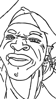 Tracing a meme - ibisPaint