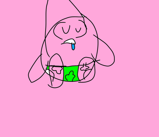 Kirby as Patrick Star - ibisPaint