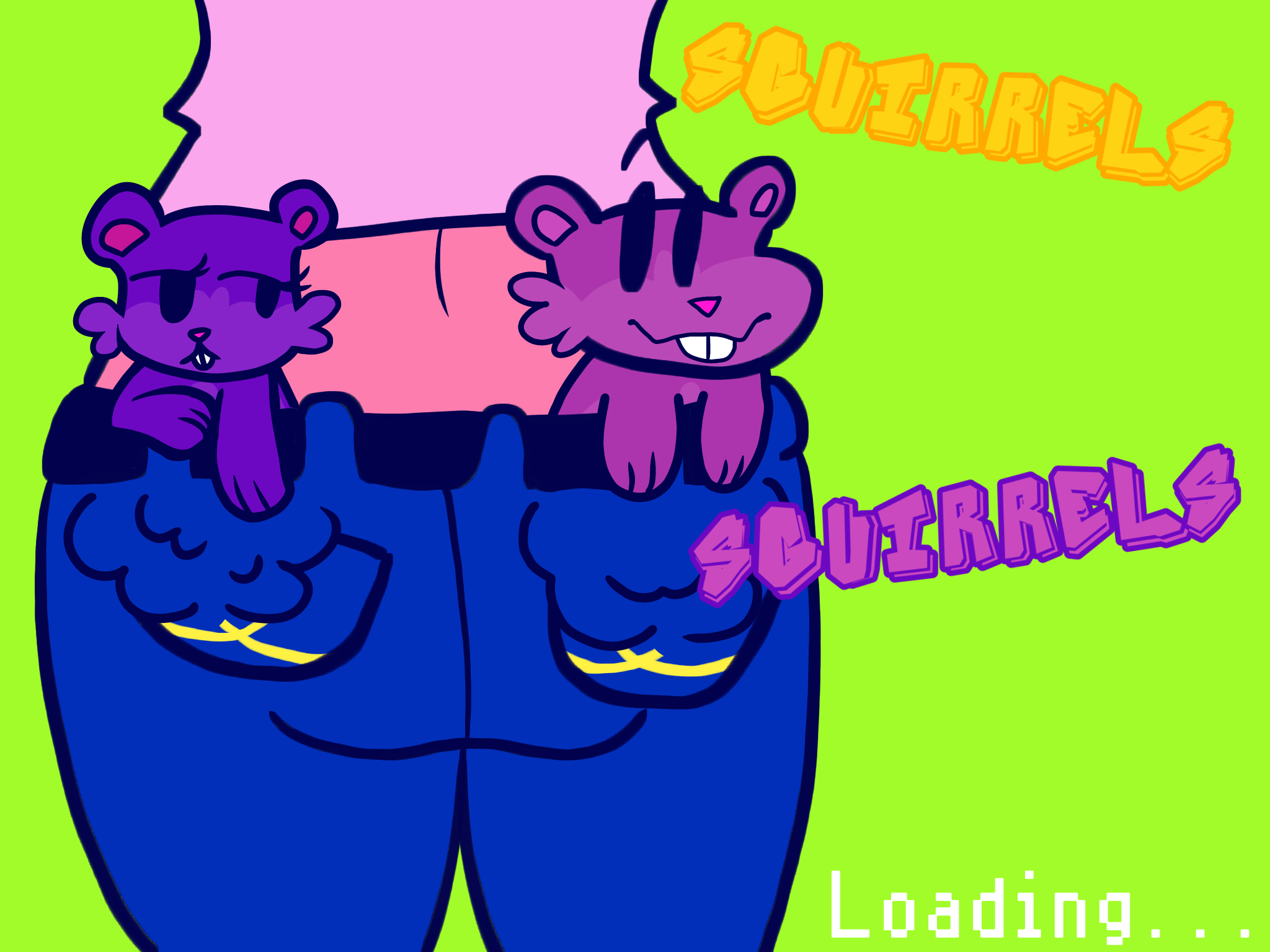 Fnf Animal trouble Loading screen pt1 - ibisPaint