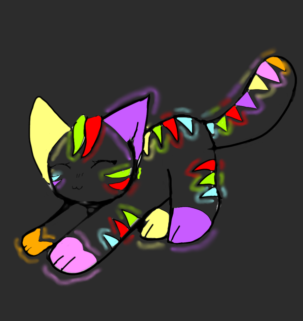 Tiger cat light - ibisPaint