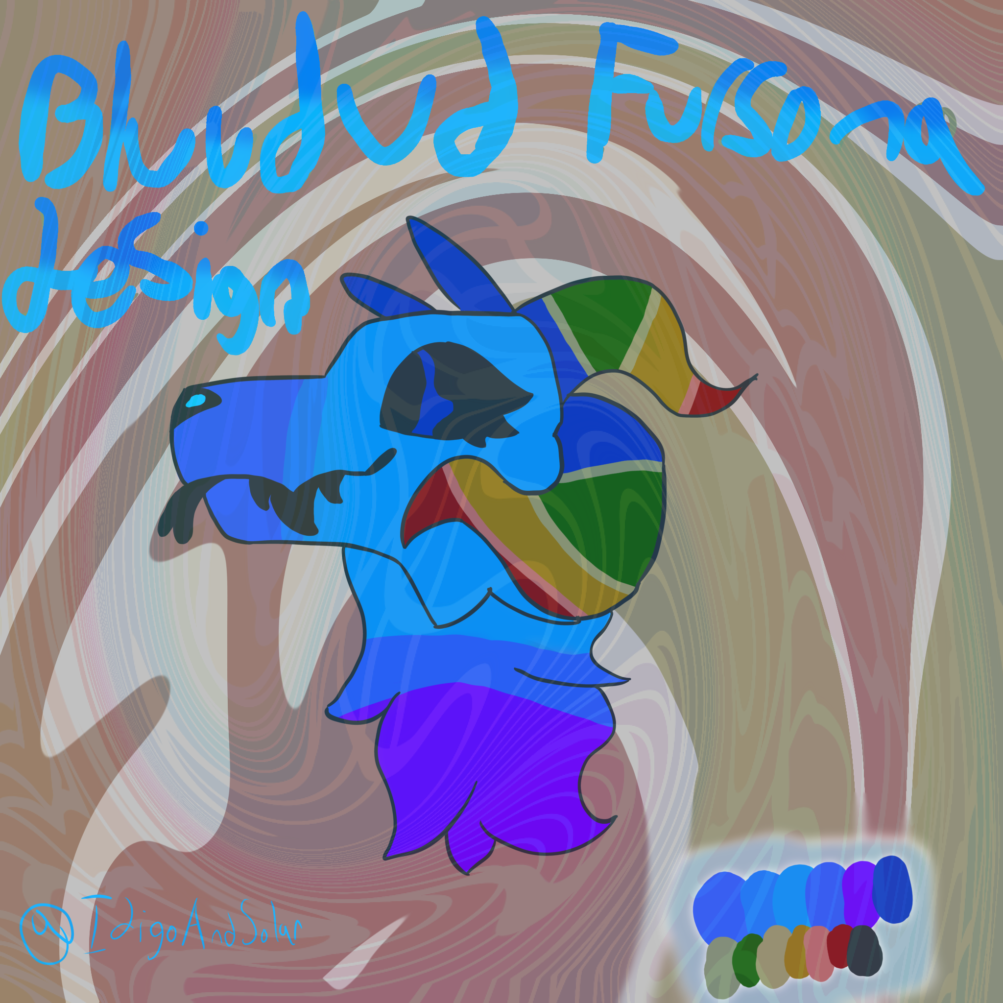 Forsaken based fursona - ibisPaint