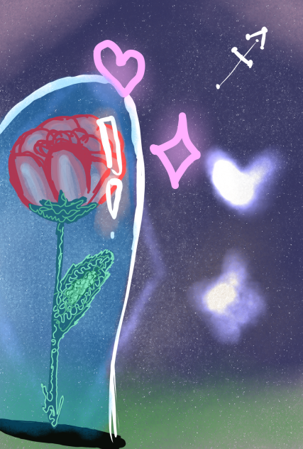 Flor da bela e da fera - ibisPaint