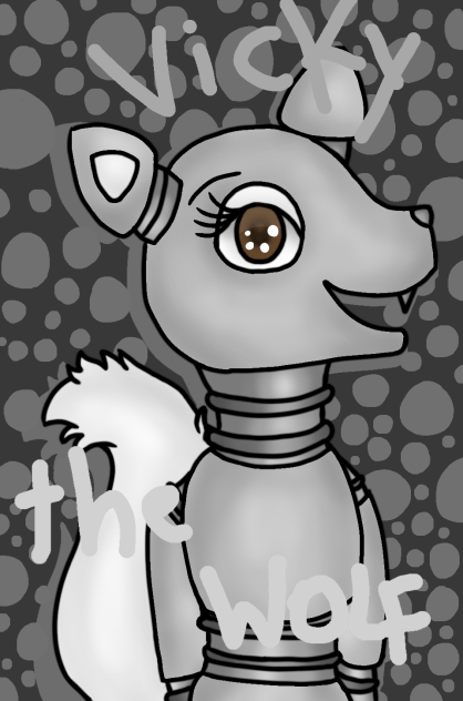 SpeedPaint - Vicky the Wolf (Oc Request) - ibisPaint