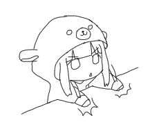 Cute line drawing - ibisPaint