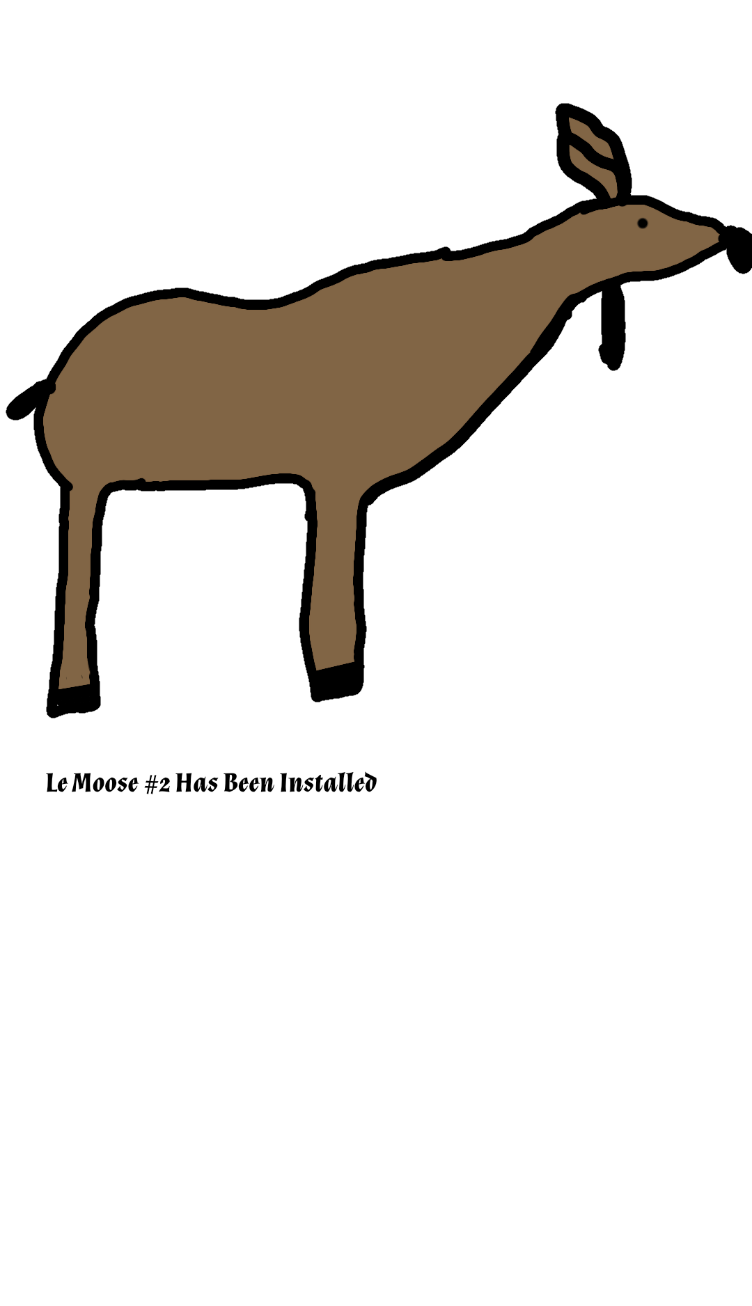 Moose #2; Female Moose - ibisPaint