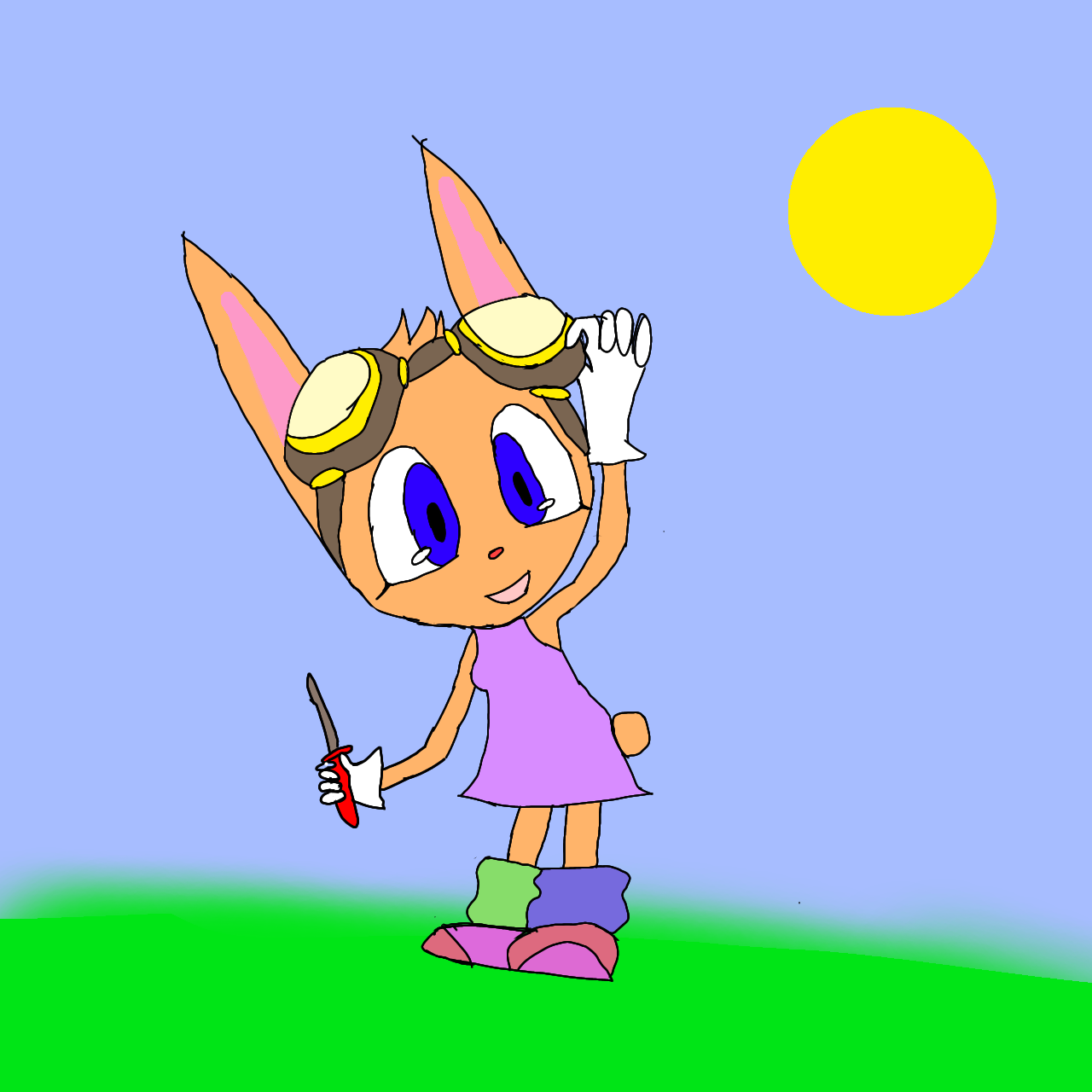 Sasha (My sonic oc) - ibisPaint