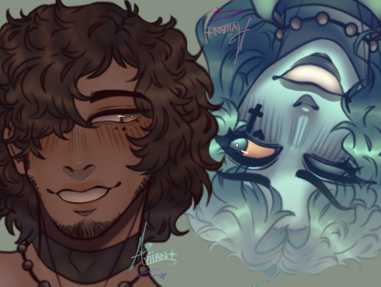 Asha & Avery - Art Request - ibisPaint