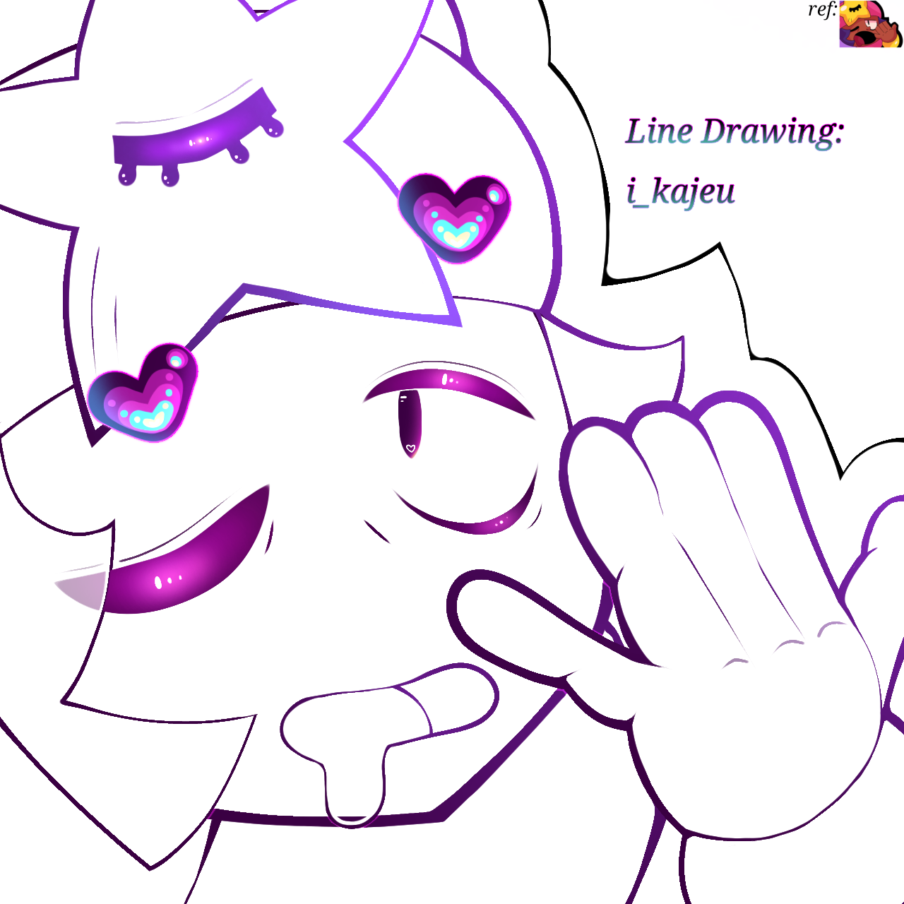 🌌💫 Sandy [ Lineart ] 💫🌌 - ibisPaint