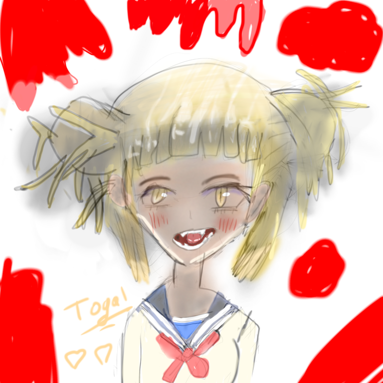 Toga from my hero acadenia - ibisPaint