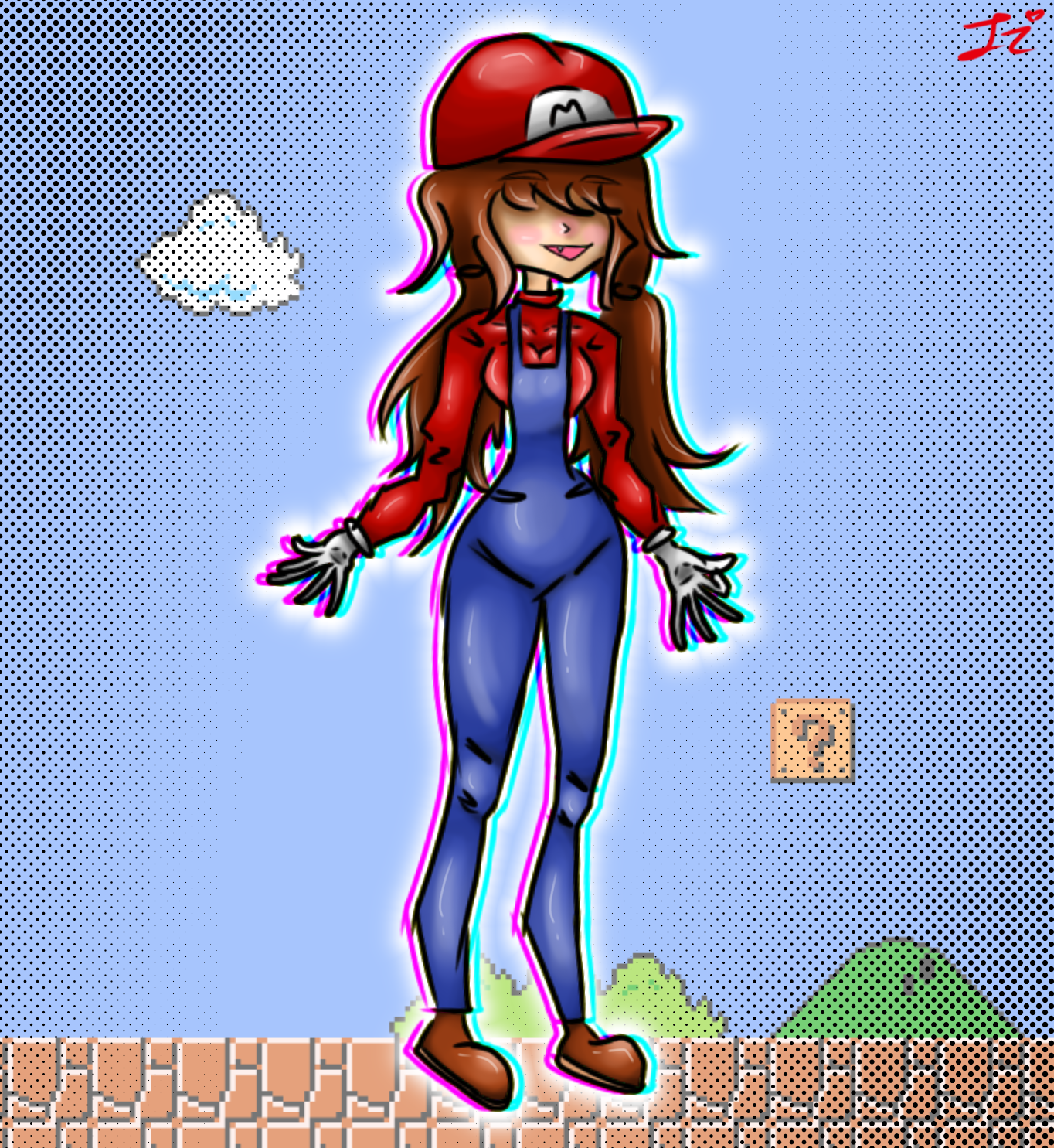 Super Maria Bros. - ibisPaint