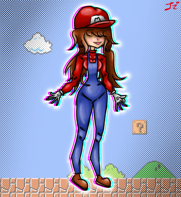 Super Maria Bros. - ibisPaint