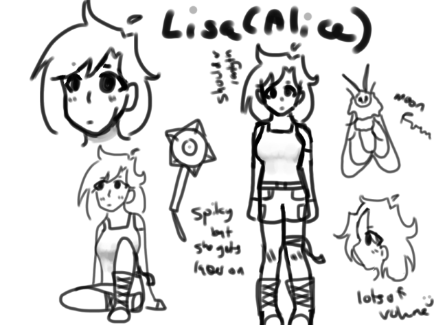 Lisa sketch - ibisPaint