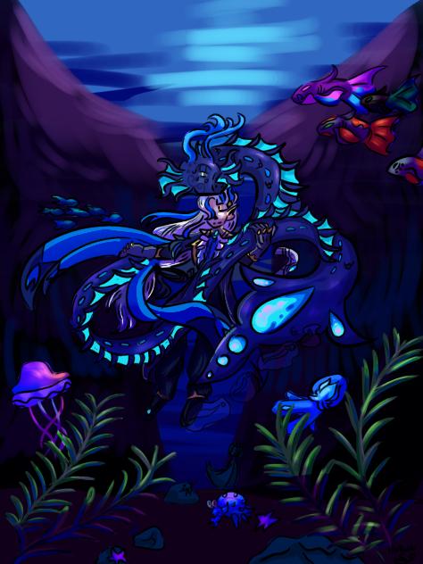 Fly High; Drown in the Deep - ibisPaint