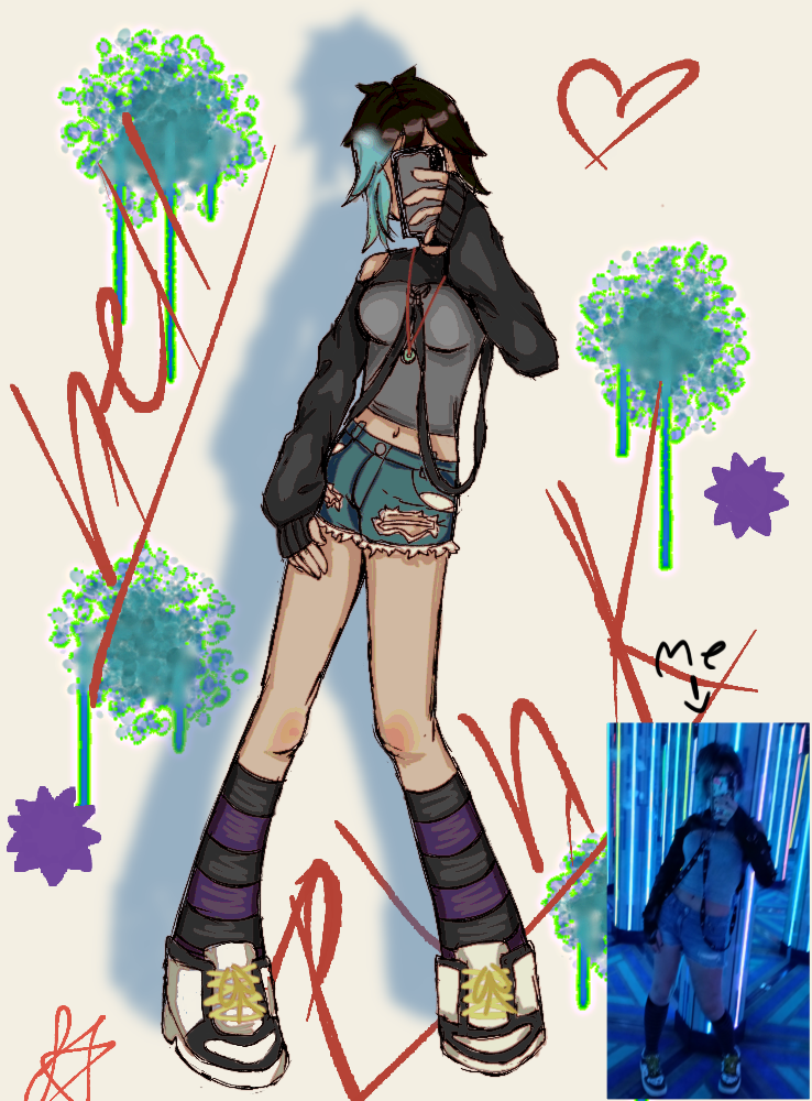 I drew one of my outfits again - ibisPaint