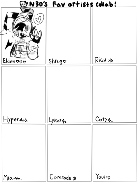 N30s fav artists collab (late( - ibisPaint