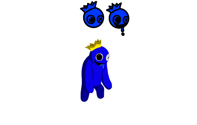 Rainbow Friends FNF (Blue) - ibisPaint