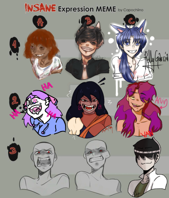 Insane Expression Collab - ibisPaint