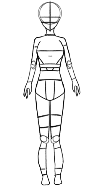female anatomy drawing - ibisPaint