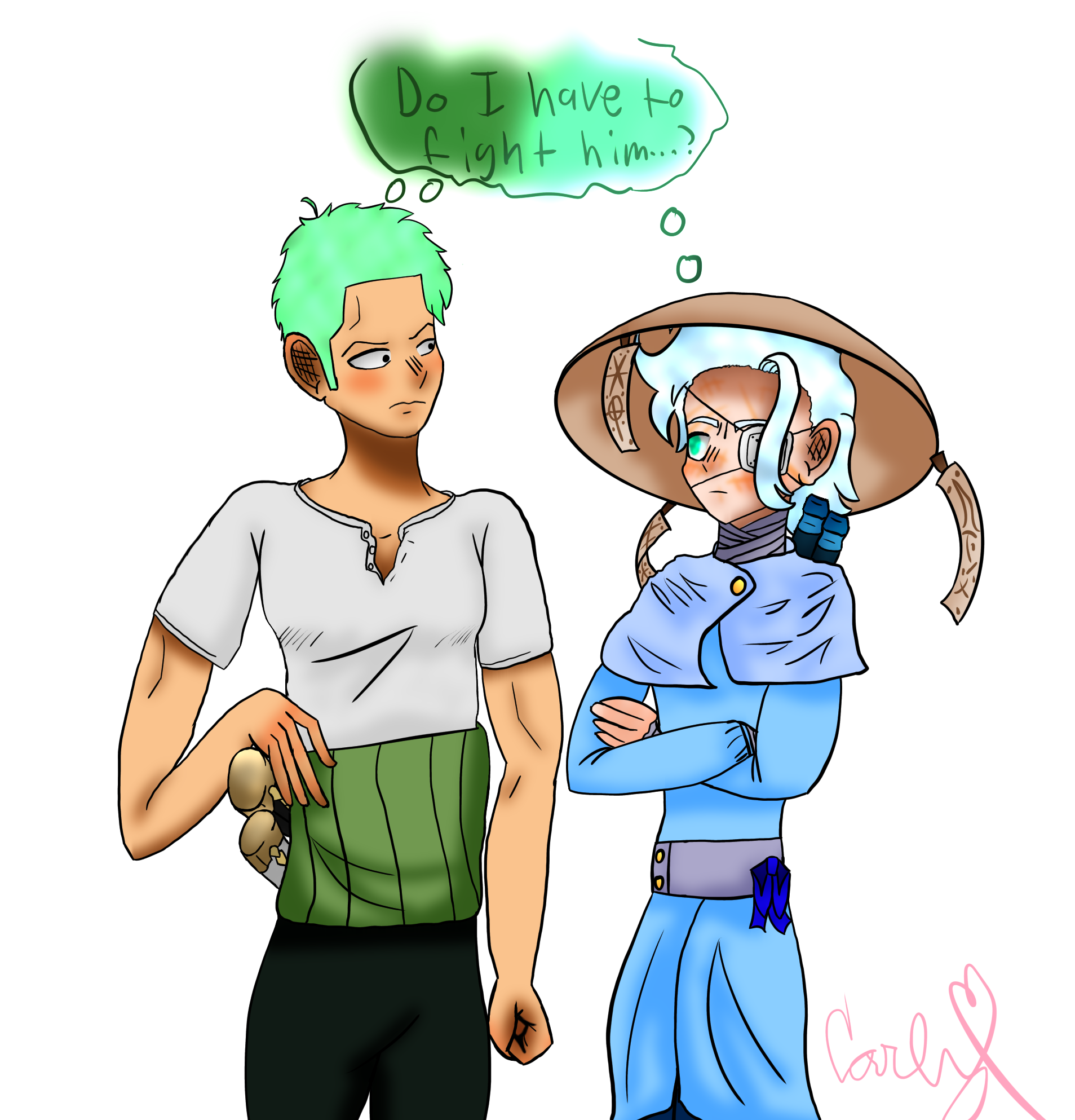 Two swordsmen - ibisPaint