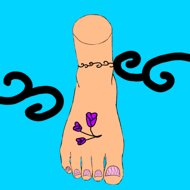 my aunts foot - ibisPaint