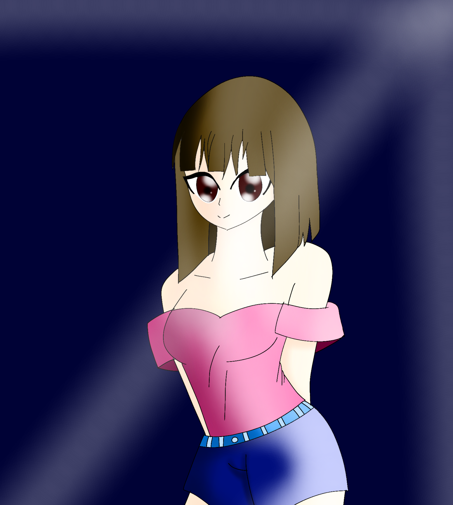 Akemi when she was 14 - ibisPaint
