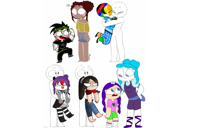 Big vs small collab - ibisPaint