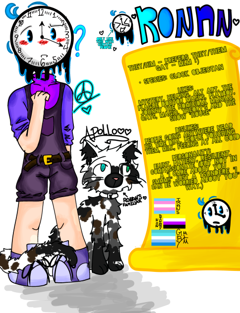 Ronan, The Clock Objectan! - ibisPaint