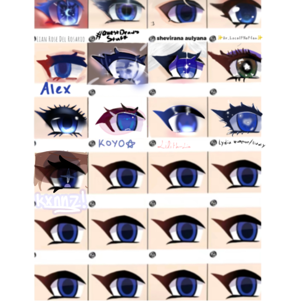 eye collab with a lot of ppl - ibisPaint