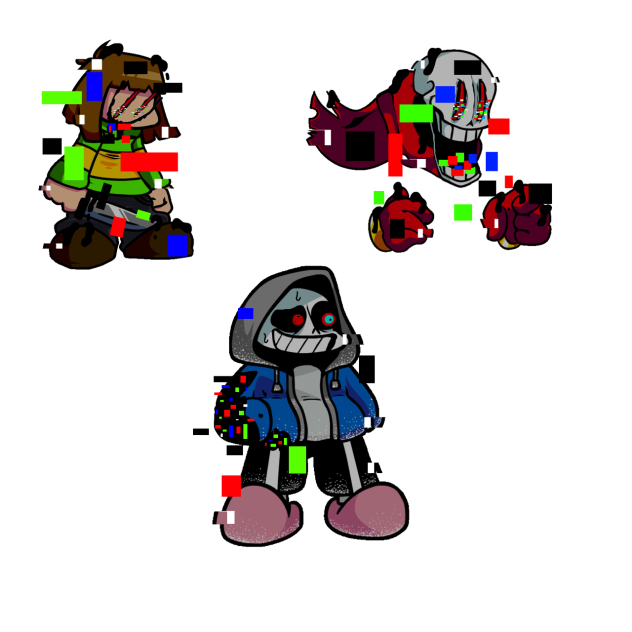 The Glitch Pibby Dusttale - ibisPaint