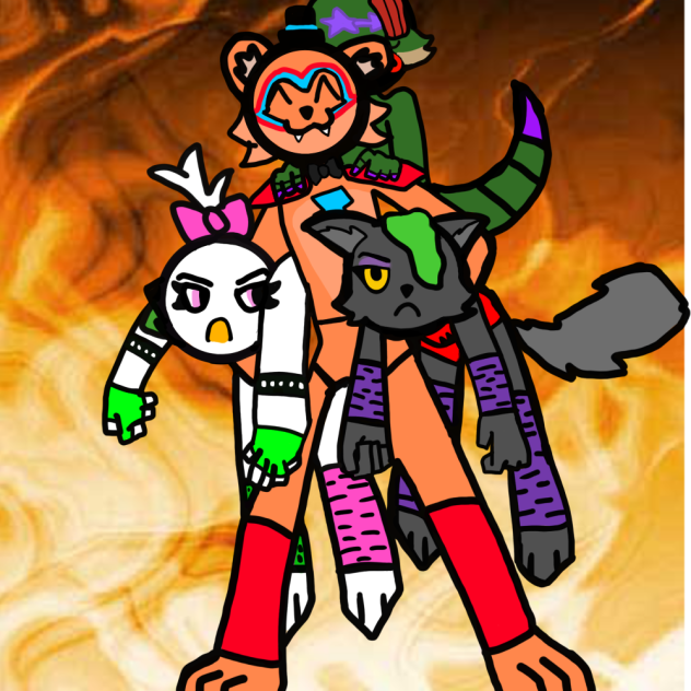 glam fam commits arson - ibisPaint