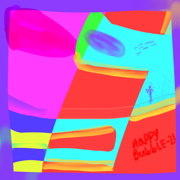 Overwhelming Colors In The Body of Sea - ibisPaint