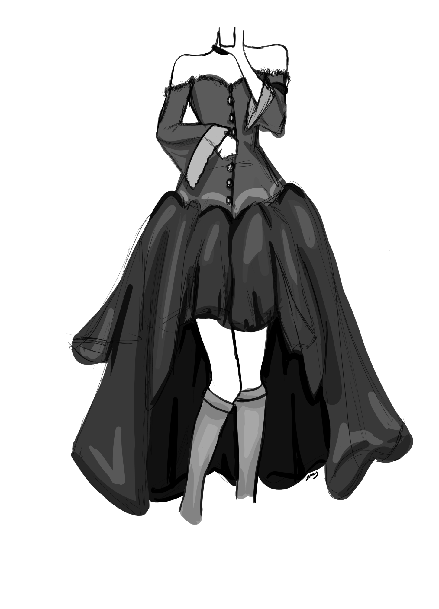 Black Dress - ibisPaint