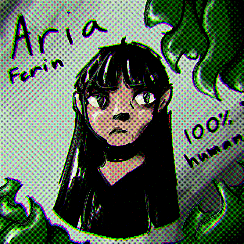 Aria my silly totally human oc - ibisPaint