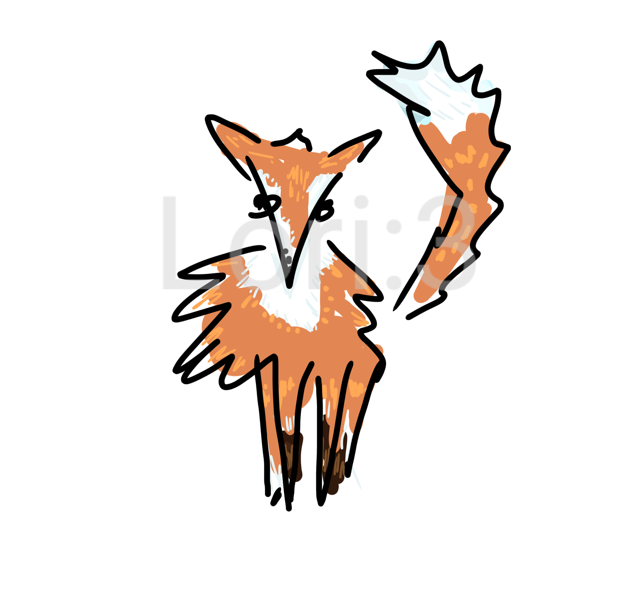 weird fox - ibisPaint