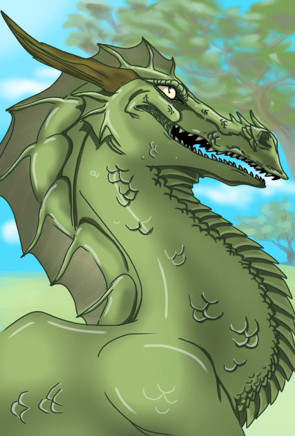 Green Dragon - ibisPaint