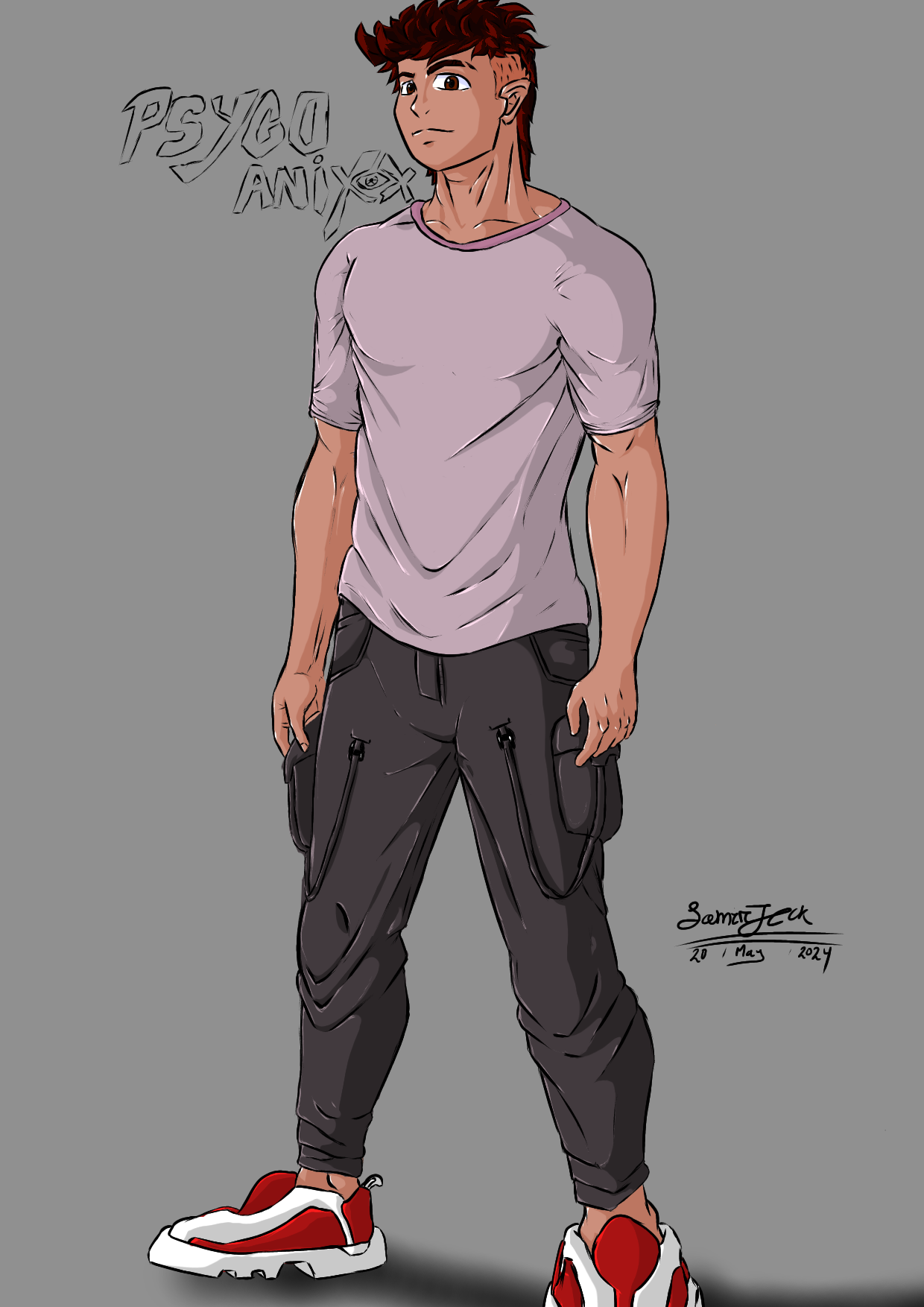 psychoAnixx Character Concept - ibisPaint