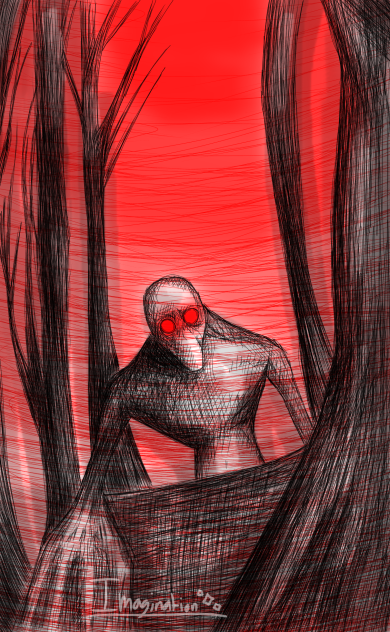 skinwalker or monster at bloodmoon - ibisPaint