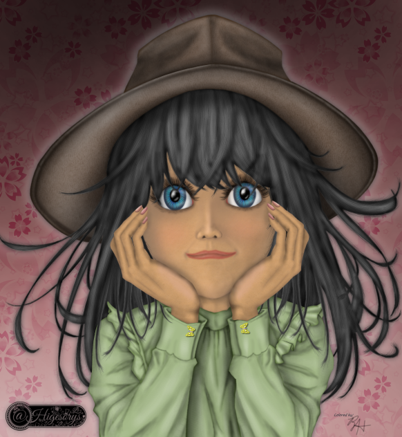 Girl with a Hat - ibisPaint