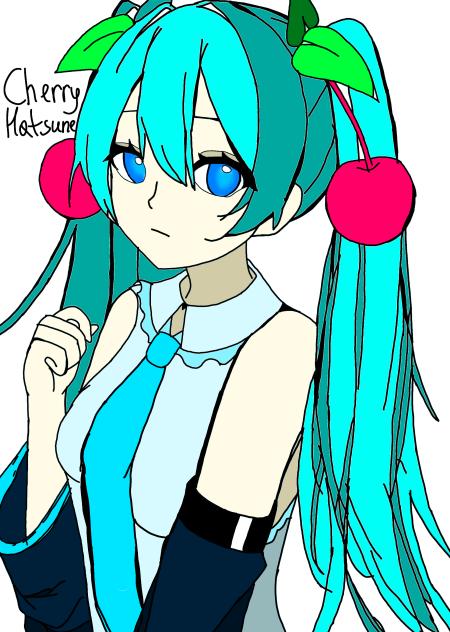 Cherry Hatsune - ibisPaint