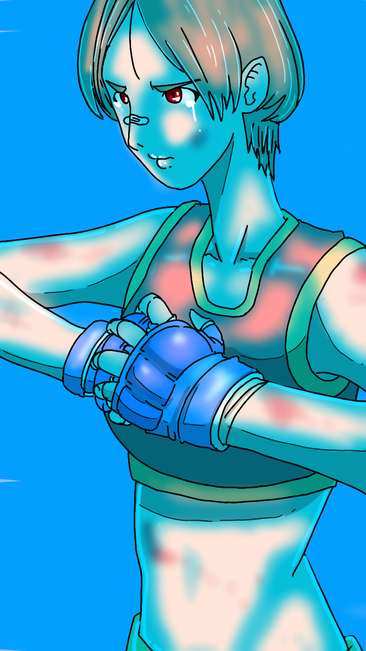 Fighting girl. - ibisPaint