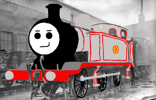 Timothy the ghost engine Thomas' Brother - ibisPaint