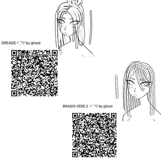 dreads and braids! pinterest brush!!! - ibisPaint