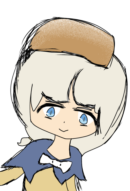 My version of cream puff cookie - ibisPaint