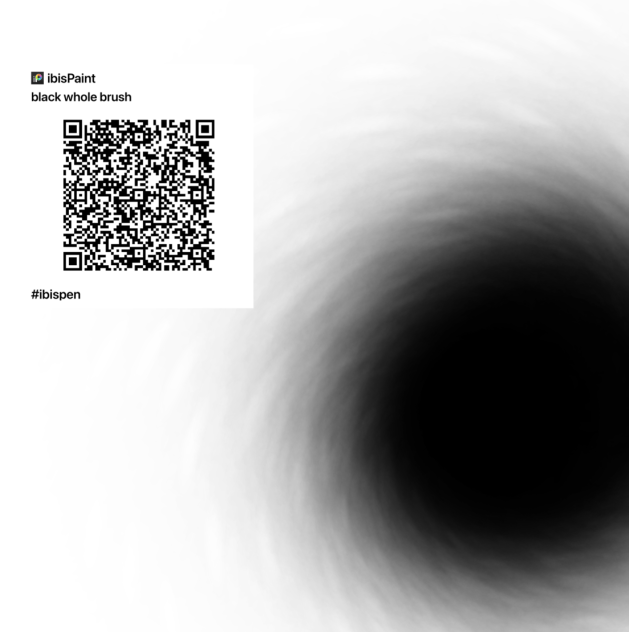 Black hole brush - ibisPaint