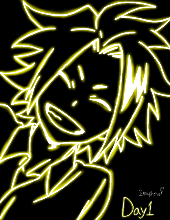 Neon Denki Day 1 - ibisPaint
