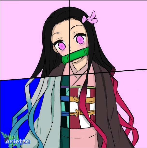 Nezuko Collab - ibisPaint